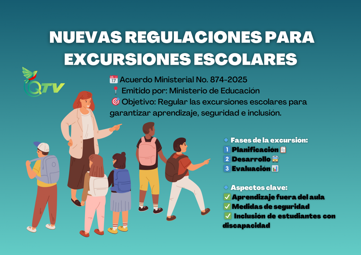 Ministerio de Educación regula las excursiones escolares con nuevo ...